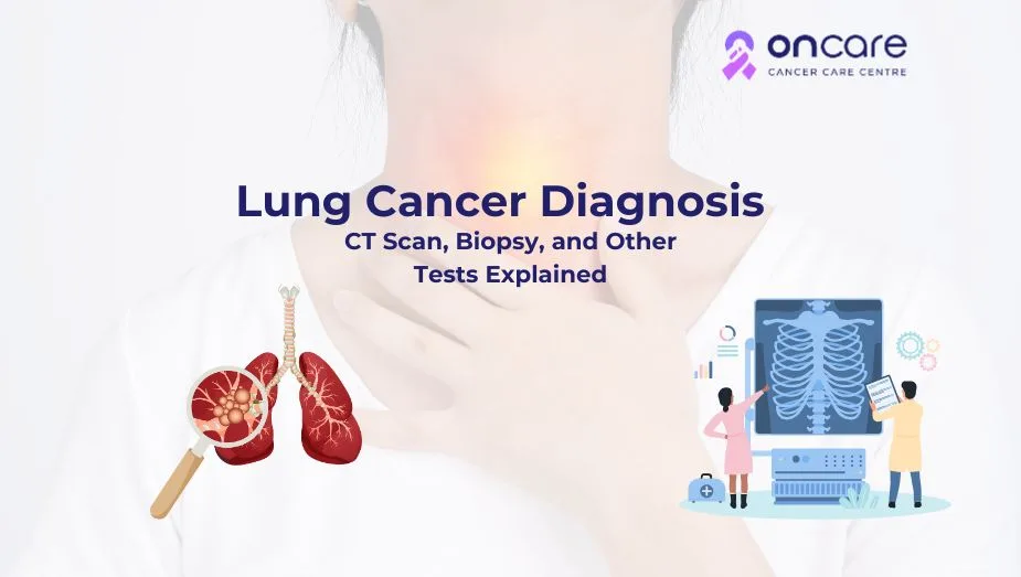 What are the diagnostic methods used for lung cancer?