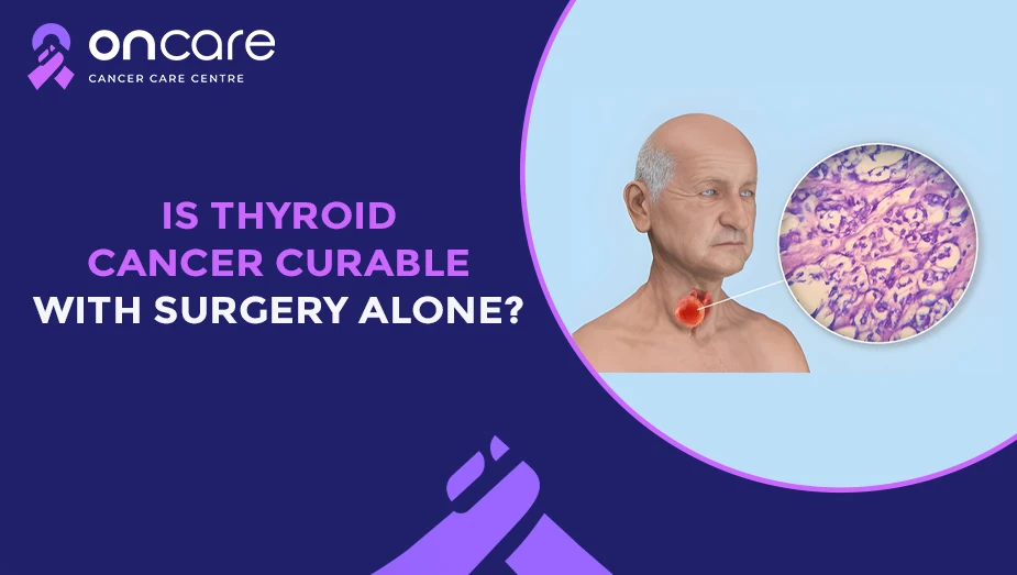 What are the types of thyroid cancer and its treatment options?